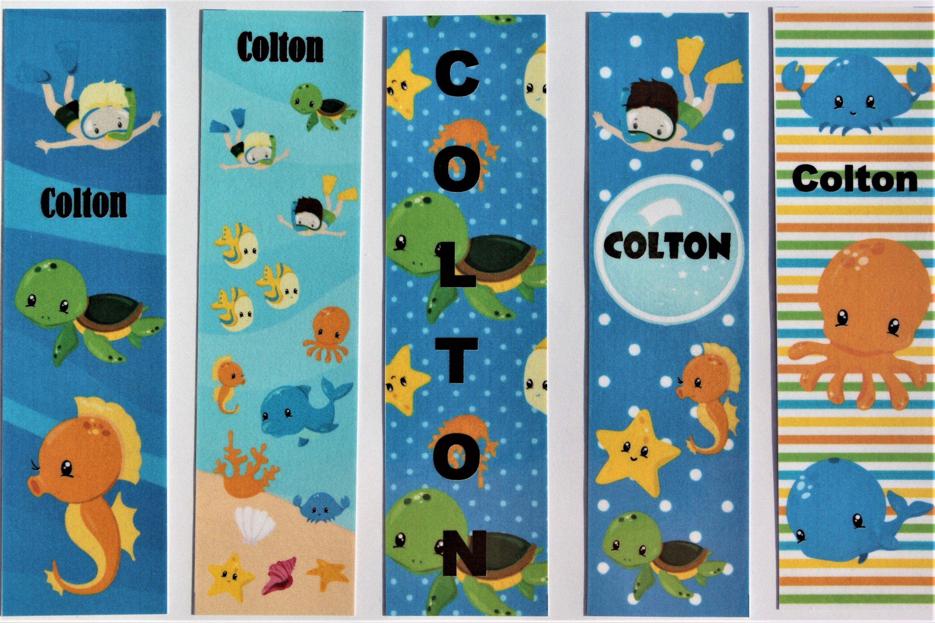 Children's Scuba Diver Book Marks - Etsy