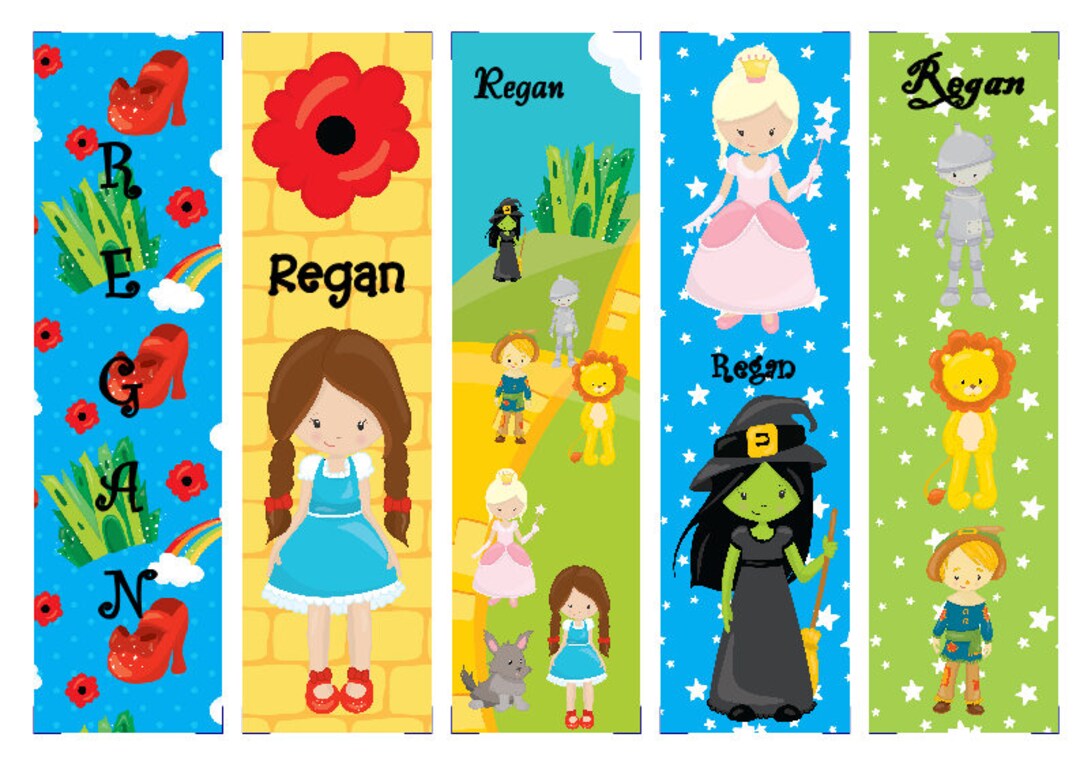 The Wizard of Oz Book Marks - Etsy