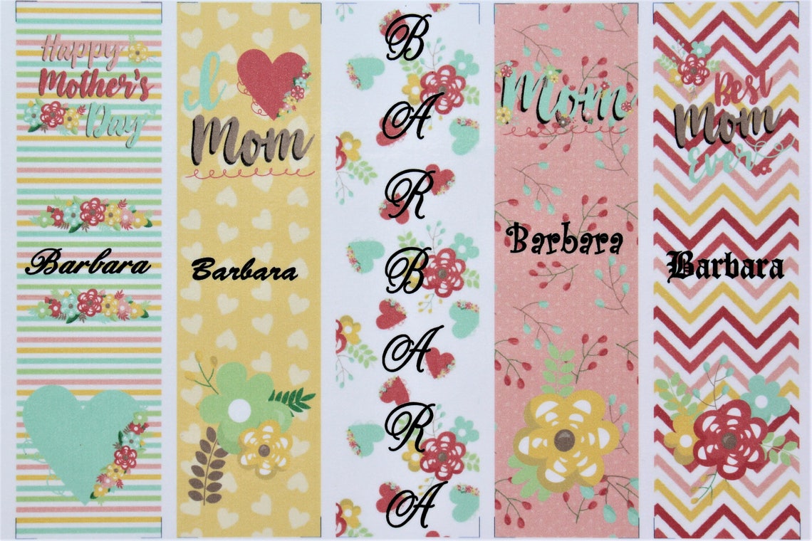 Personalized "best Mom" Book Marks - Etsy