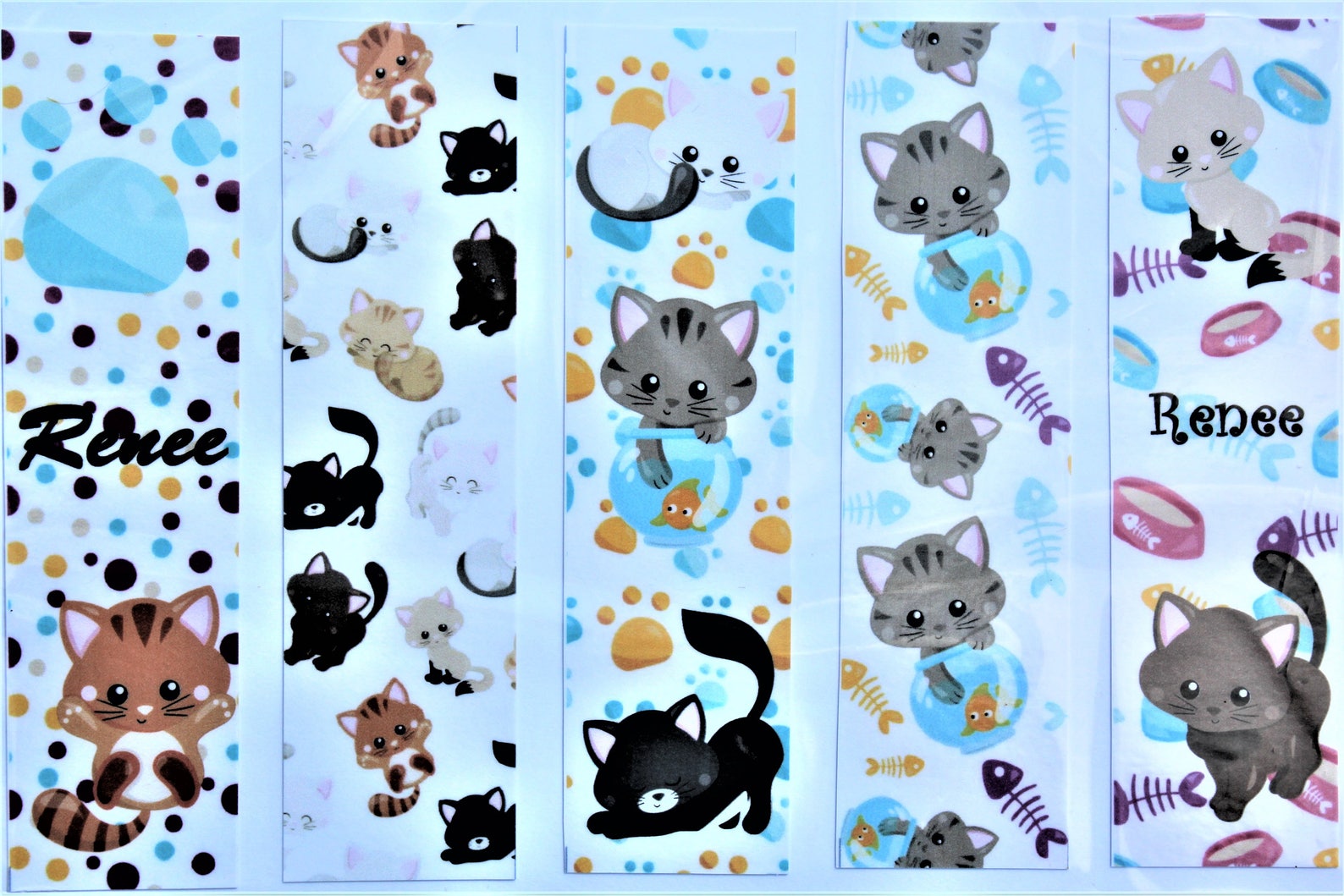 Personalized Kitty Kapers Book Marks - Etsy