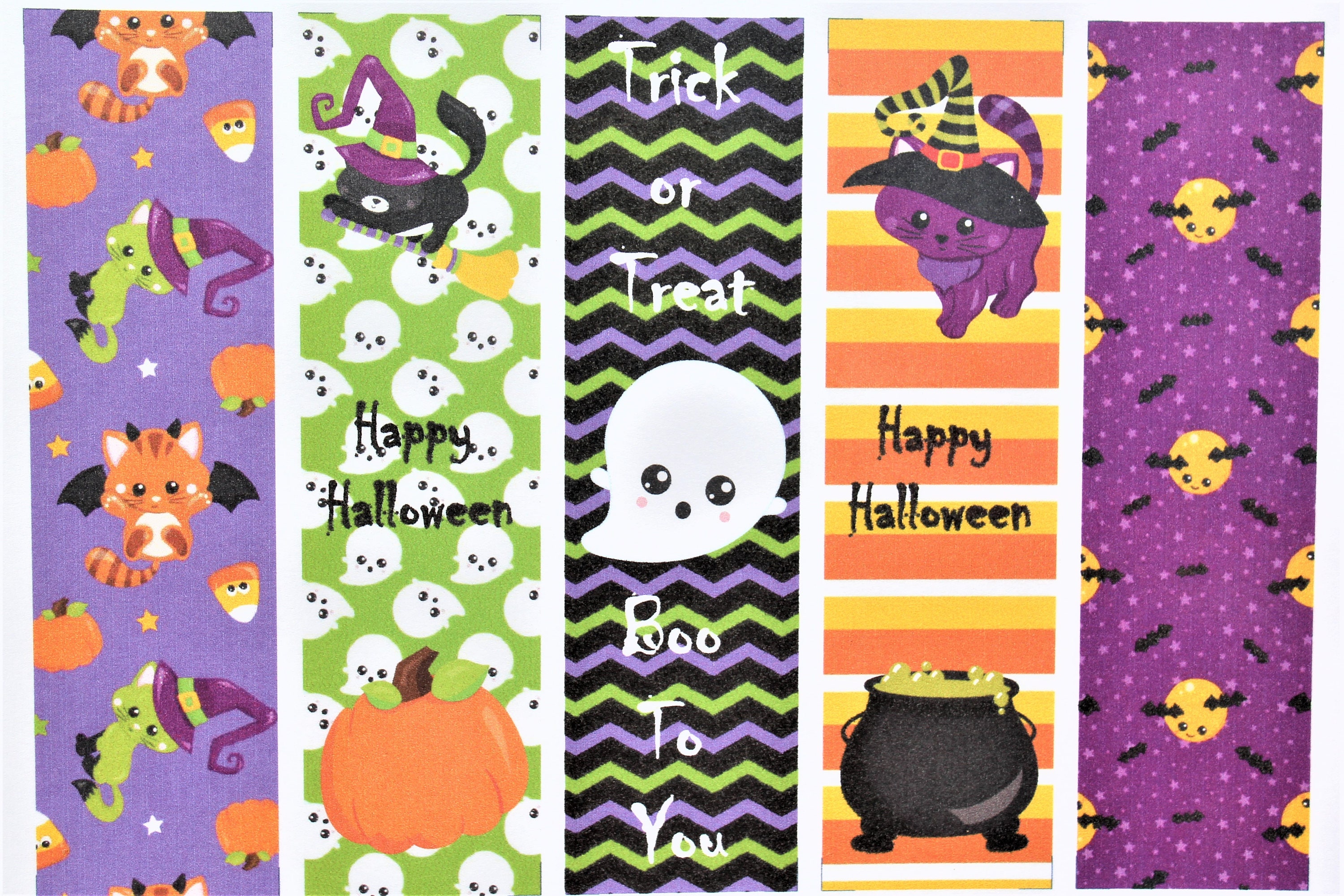 Halloween Kittens & Friends Book Marks - Etsy