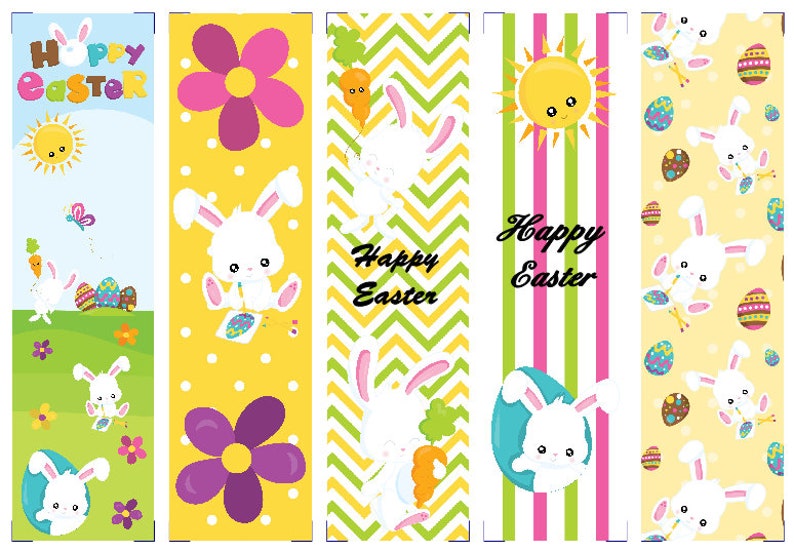 Easter Bunny Love Book Marks - Etsy