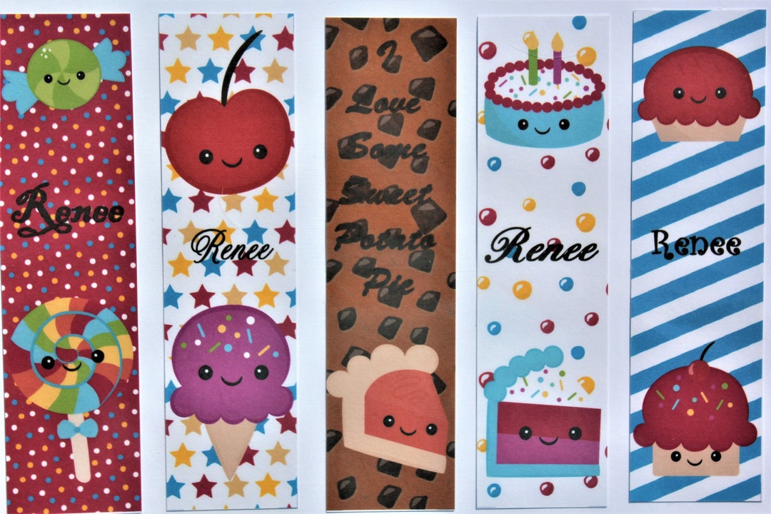 Kawaii Sweet Treats Book Marks - Etsy