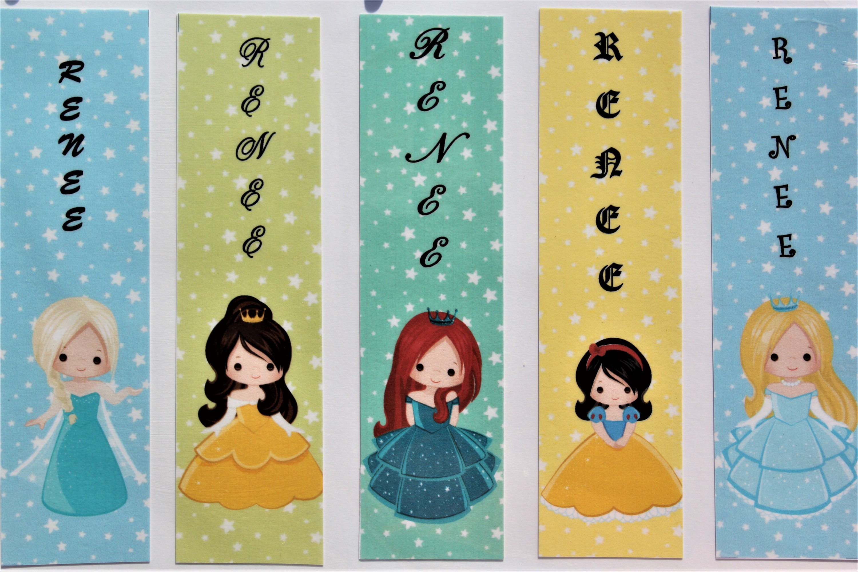 Beautiful Princesses Book Marks Set 1 - Etsy