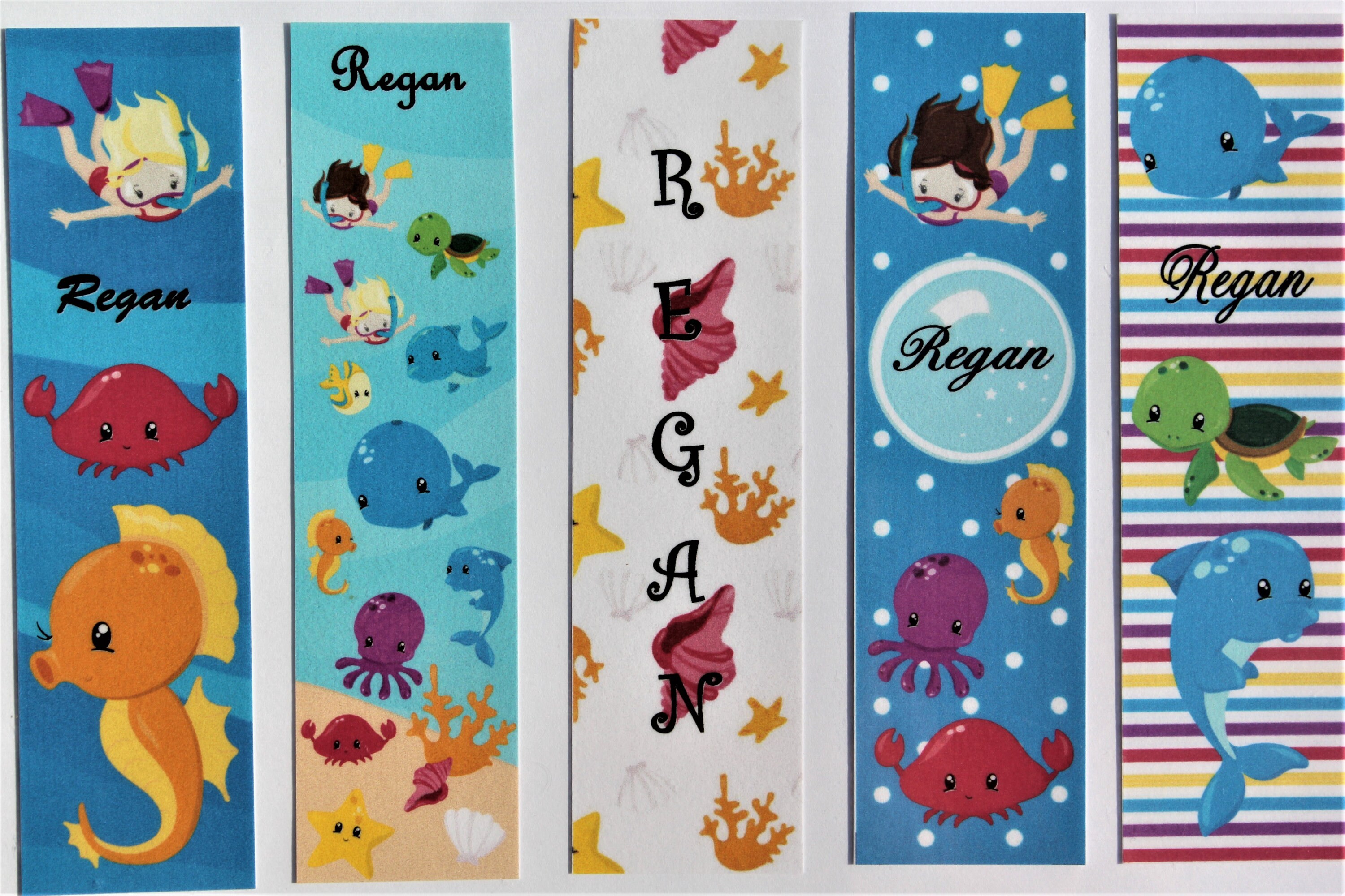 Children's Scuba Diver Book Marks - Etsy