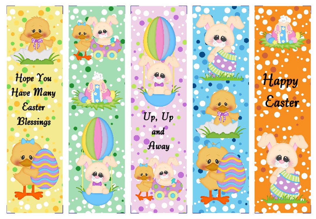Easter Pals Book Marks - Etsy