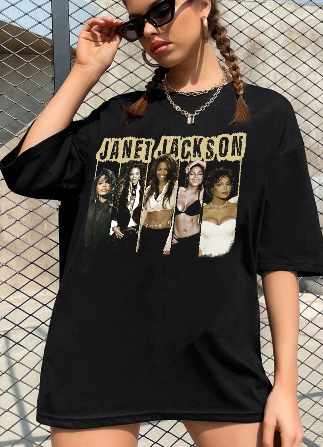 Retro Janet Jackson Png, Janet Jackson Gift Png, Vintage 90s Janet ...