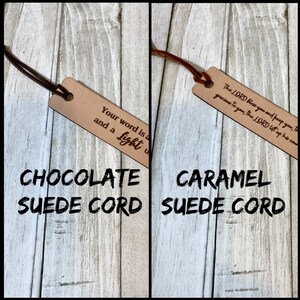 Psalm 23 Bible Verse Bookmark Made With Genuine Leather. Custom Bible ...
