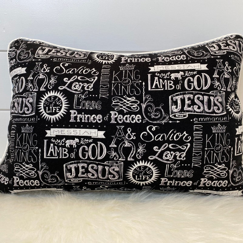 Christian Pillow - Etsy