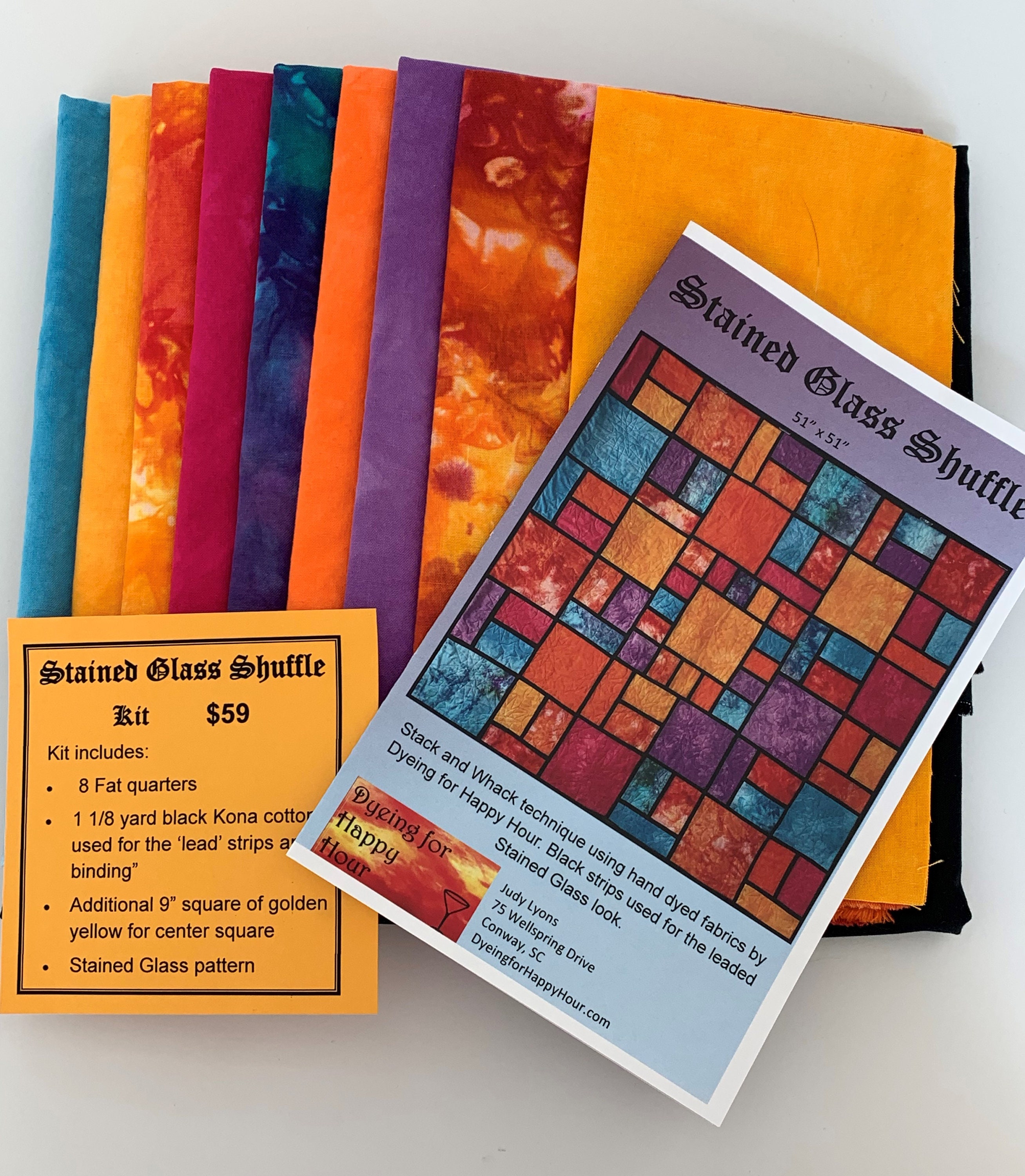 Stained Glass Shuffle Quilt Kit - Etsy