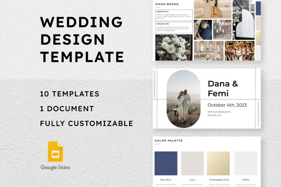 Ultimate Wedding Design Template Wedding Planner Template for - Etsy