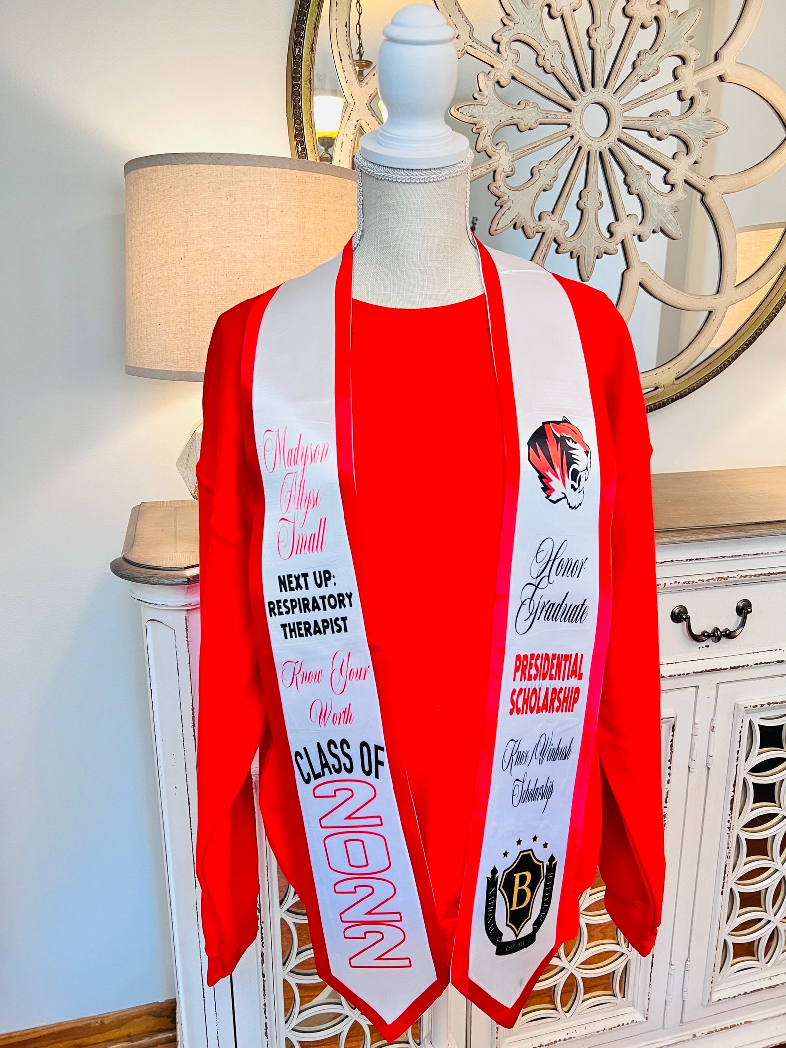 Custom Graduation Stole Personalized Stole Graduation Gift - Etsy
