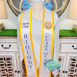 Custom Graduation Stole | Personalized Stole | Graduation Gift | Senior ...