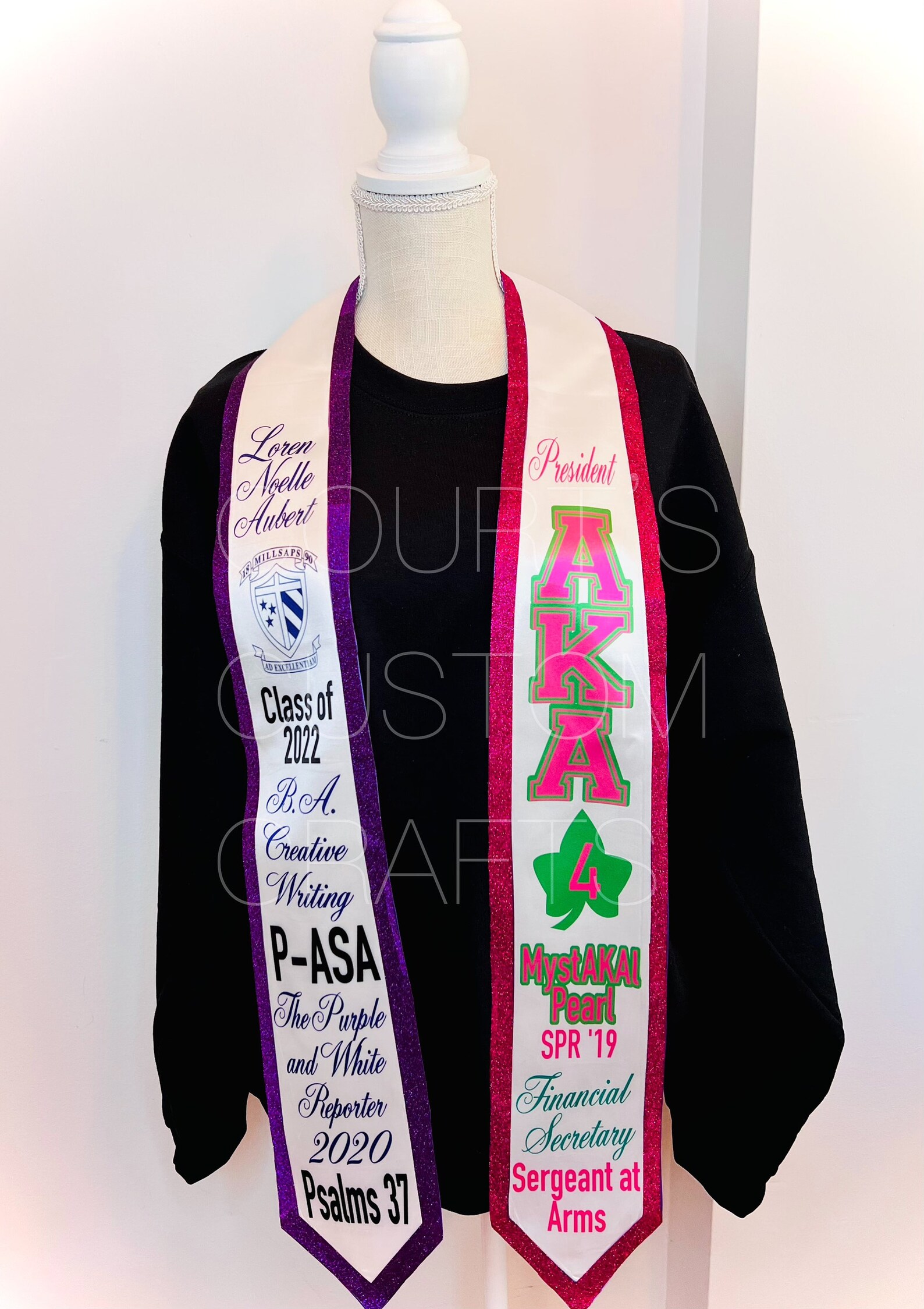 Custom Graduation Stole Personalized Stole Graduation Gift - Etsy