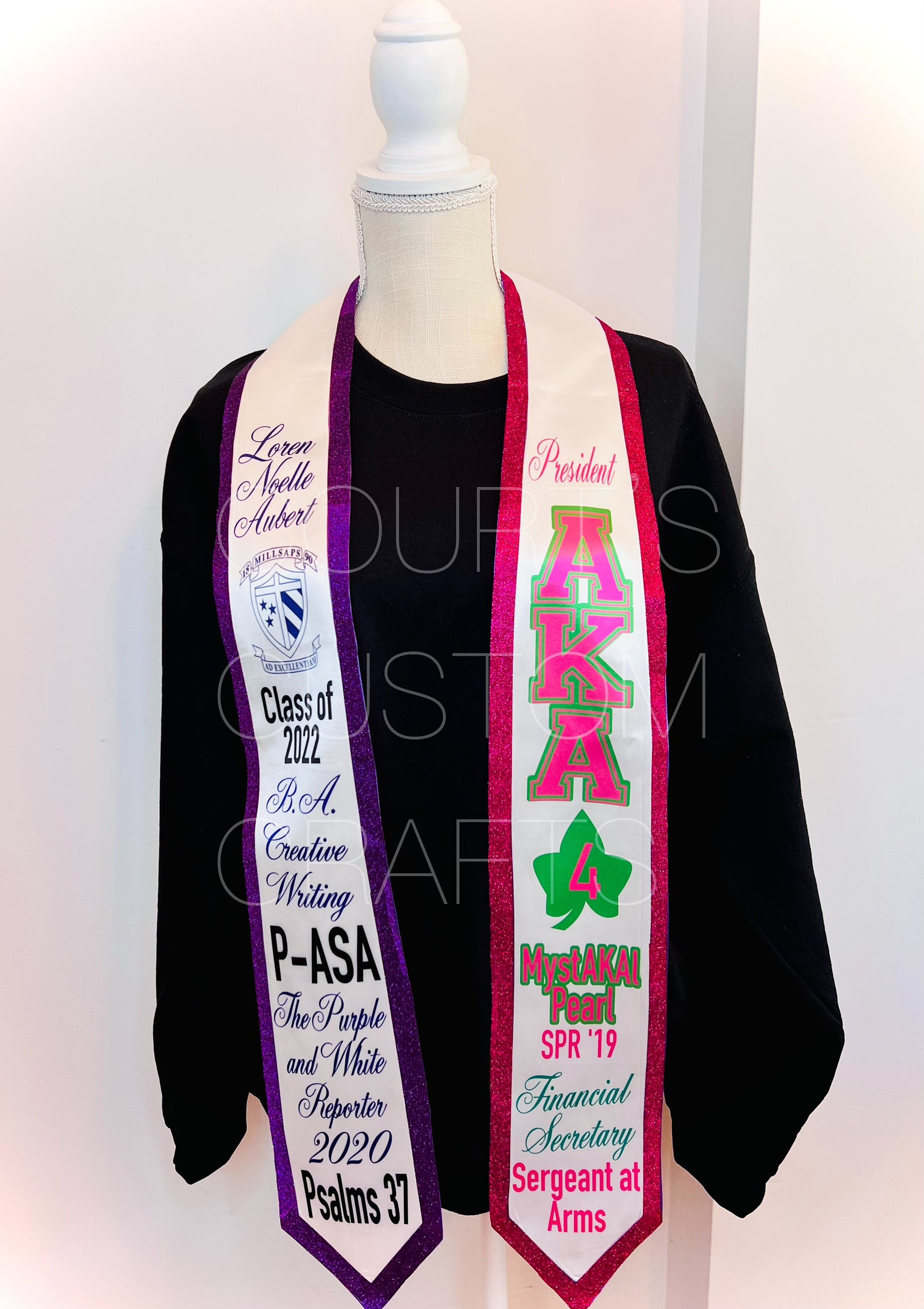 Custom Graduation Stole Personalized Stole Graduation Gift - Etsy