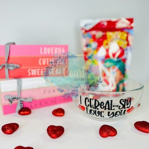 I Cereal-sly Love You Bowl | Personalized Cereal Bowl | Valentine’s Day ...