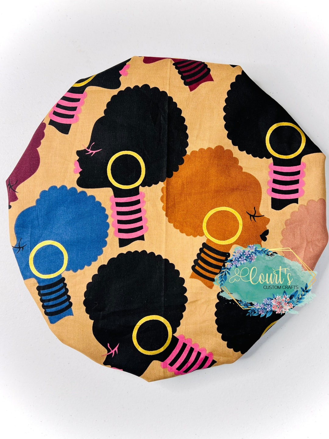 Reversible Satin-lined Bonnet | Hand-sewn Satin Bonnet | Natural Hair ...