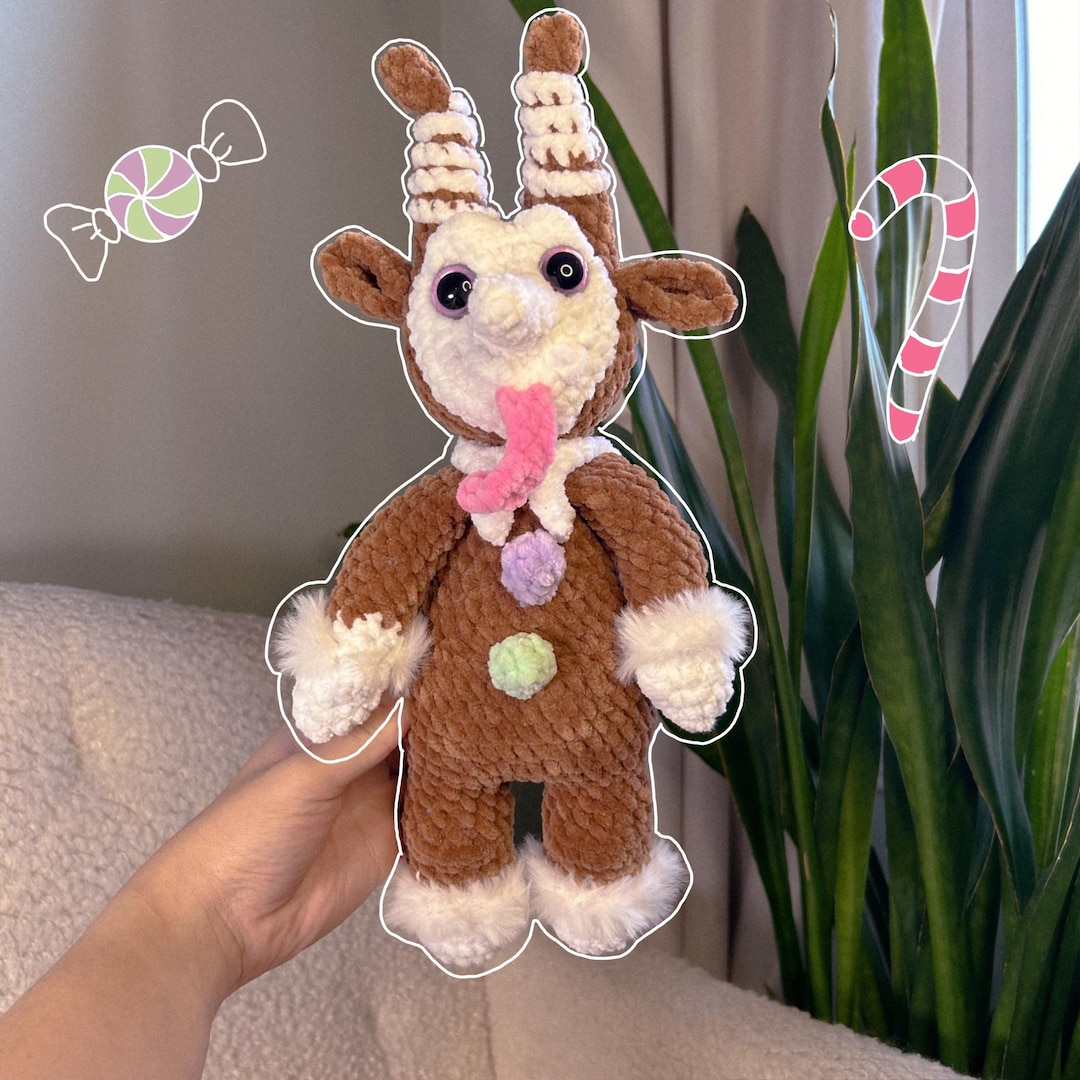 Gingerbread Krampus Plushie - Etsy