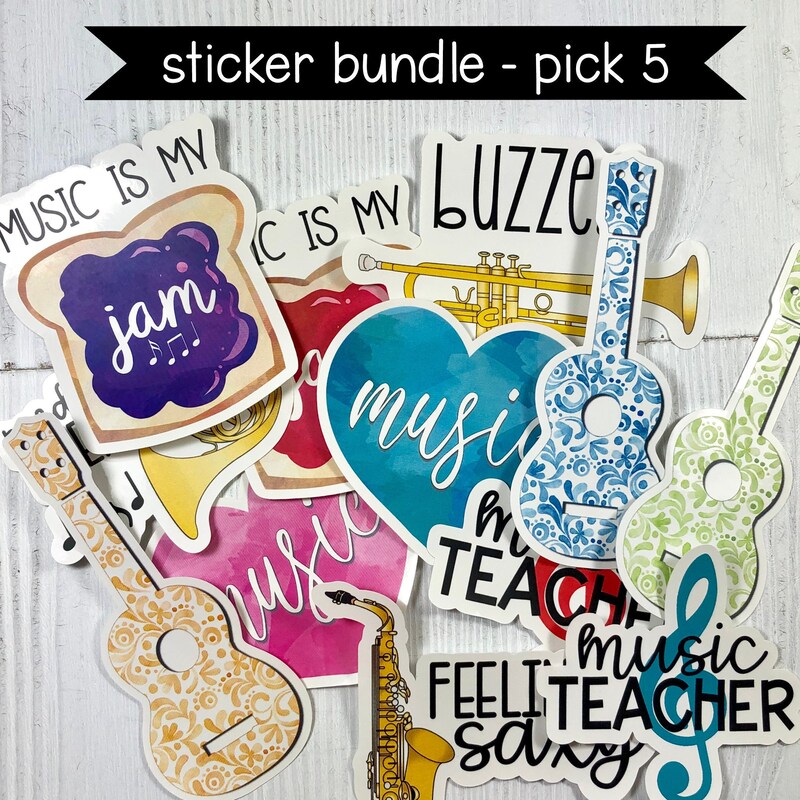 Music Sticker - Etsy