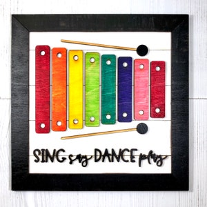 Wooden Sign for Music Teachers, Home Decor for Musicians, Home Decor ...