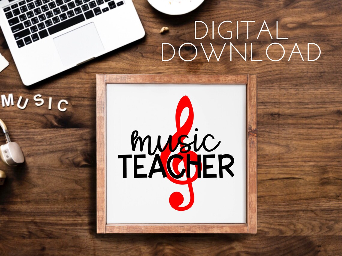 Music Svg for Music Teachers Music Design Svg Teacher Svg | Etsy