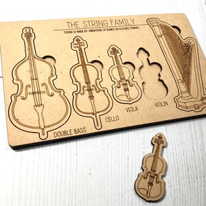 Orchestra Instruments Puzzle for Music Teachers Wooden - Etsy