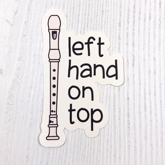 Recorder Sticker for Music Teacher Sticker Glossy Sticker | Etsy