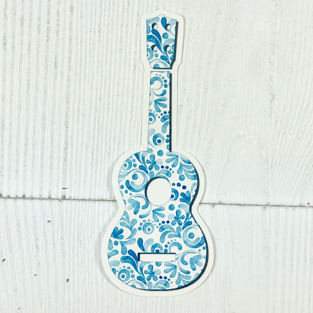 Ukulele Music Sticker, Sticker for Music Teachers, Glossy Sticker, Gift ...