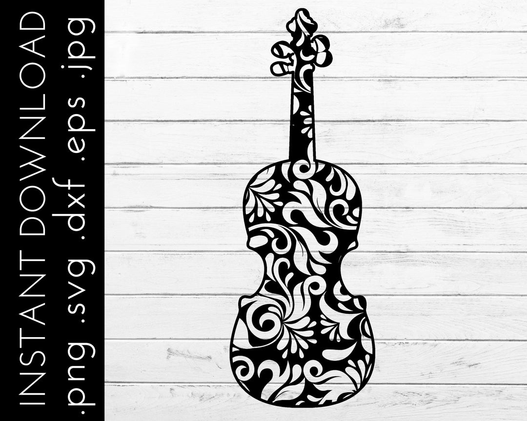 Violin Svg, Violin Svg, Music Svg, Music Teacher Svg, Damask Svg ...
