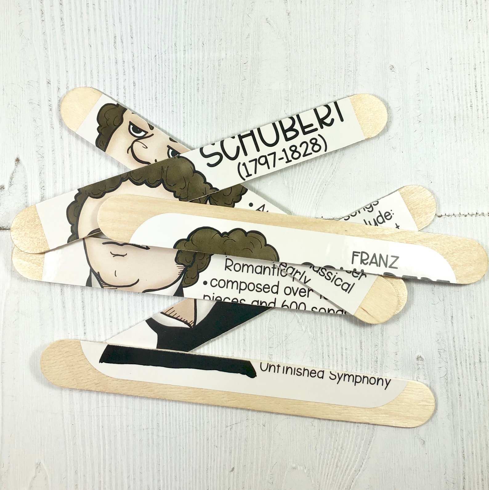 Composer Puzzle for Music Teachers Wooden Puzzle Music - Etsy