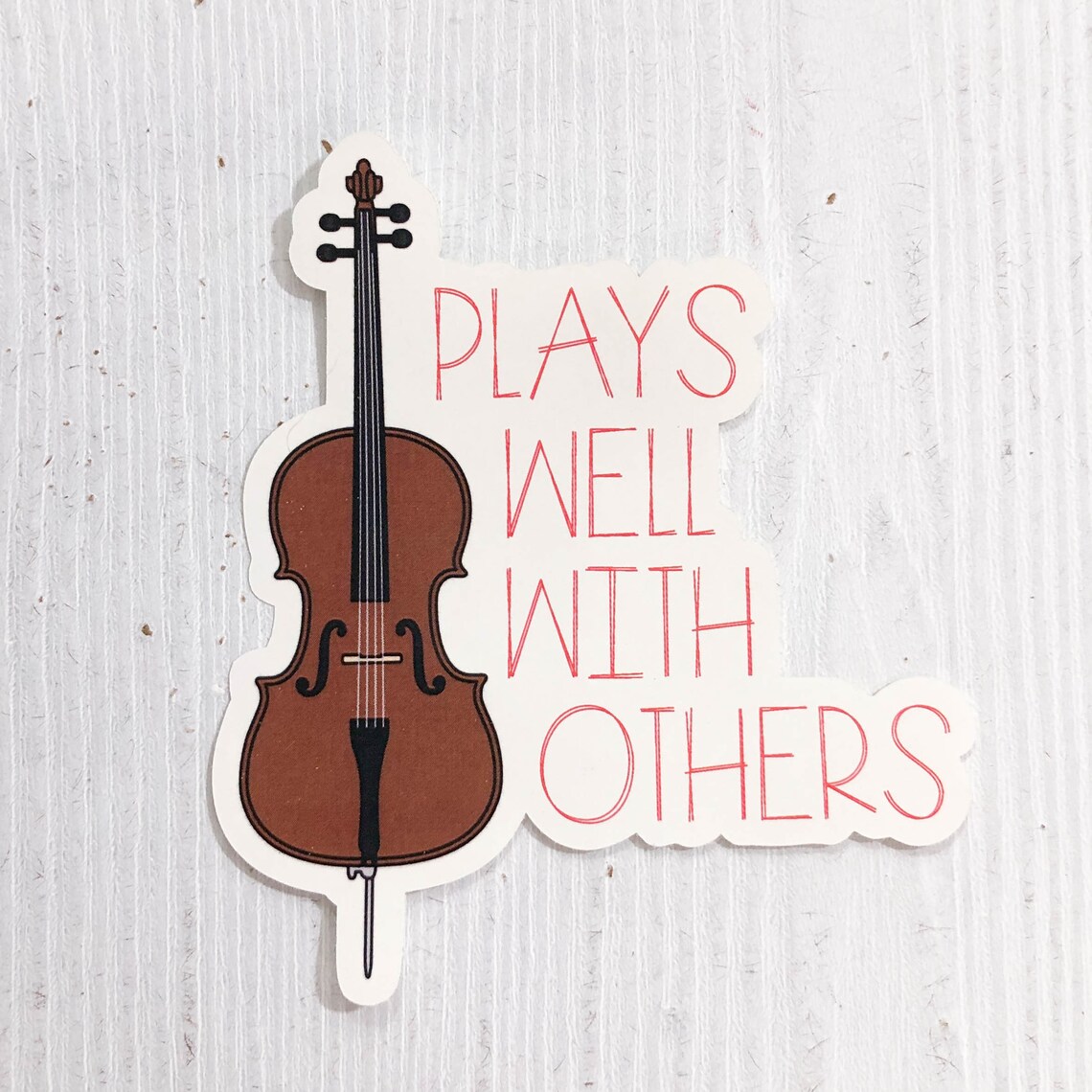 Sticker for Music Teacher Sticker for Musician Glossy | Etsy