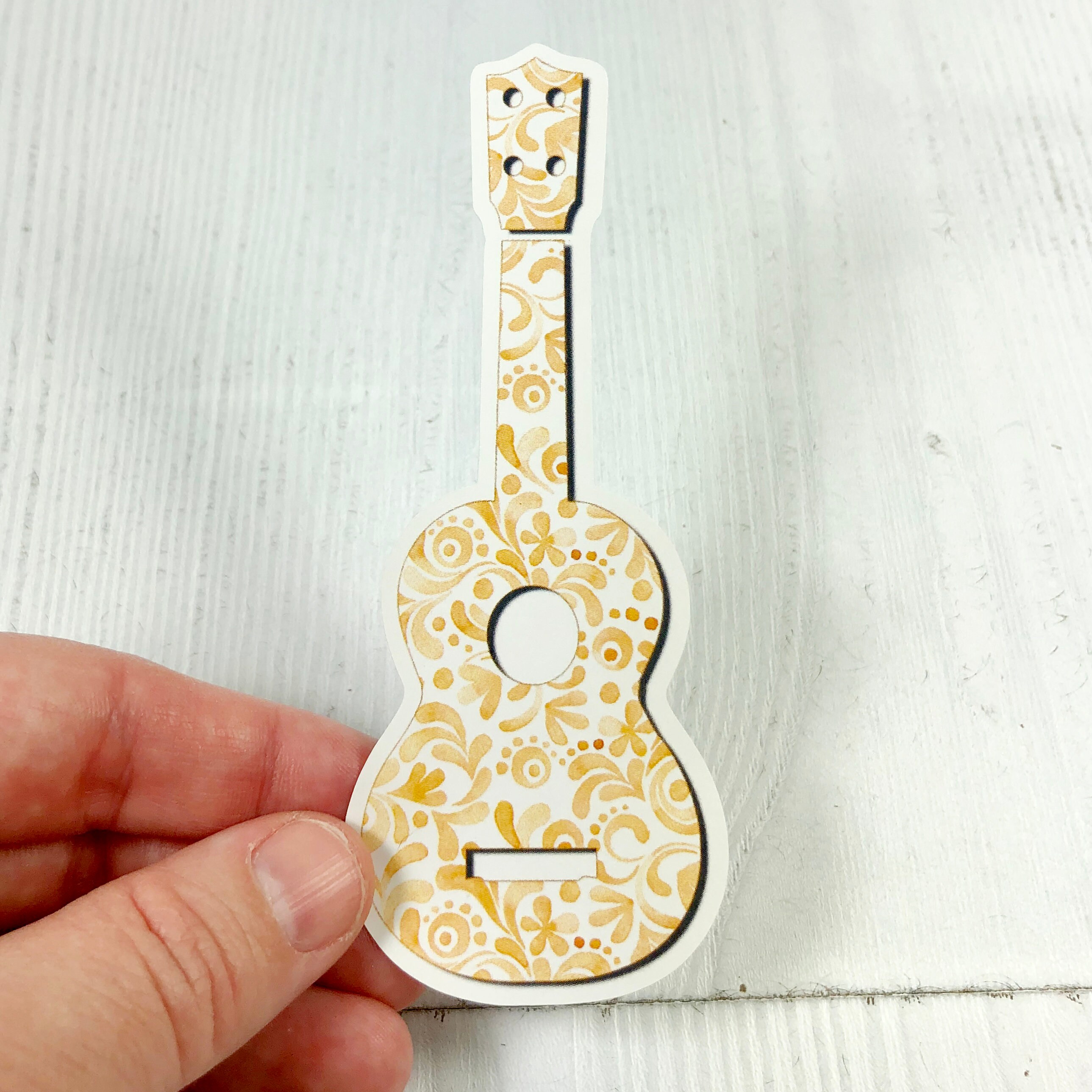 Ukulele music sticker Sticker for music teachers glossy | Etsy
