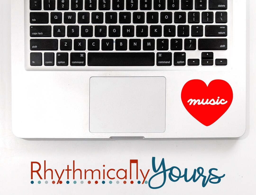 Vinyl Decal for Music Teacher, Music Decal, Laptop Decal, Teacher ...