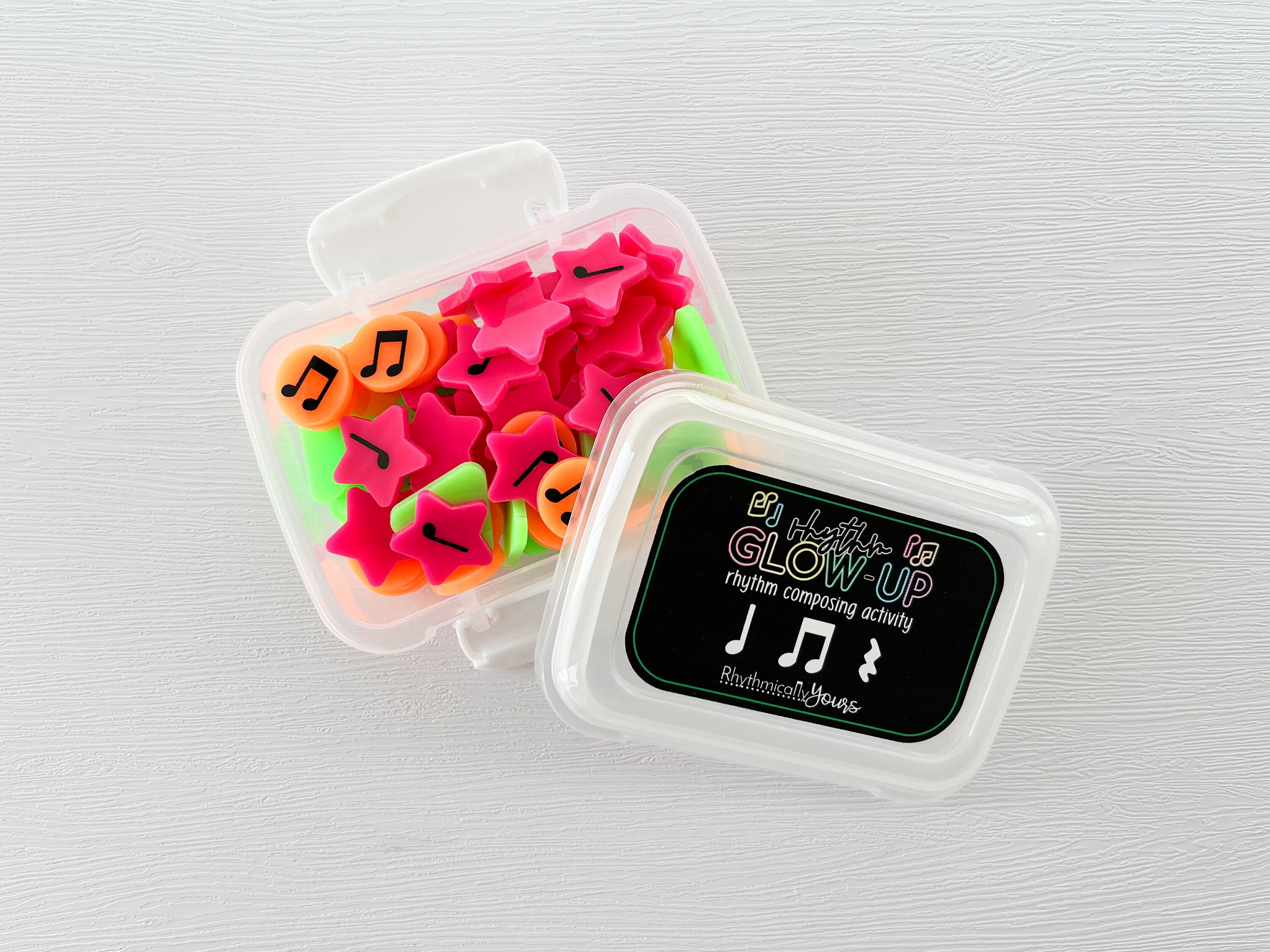 Music Education Manipulatives; Rhythm Composition Activity; Glow Day ...