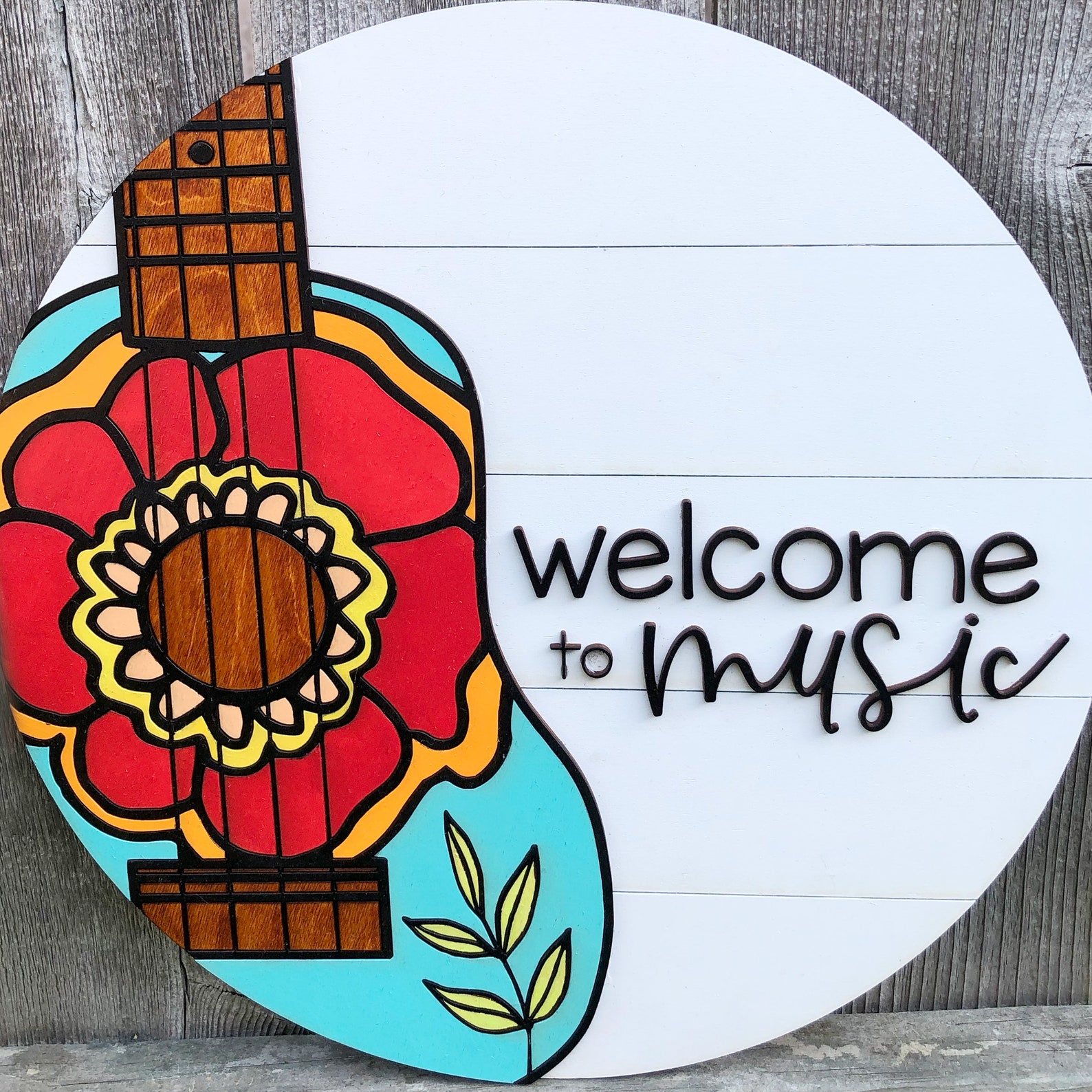 Wooden Sign for Music Teachers Home Decor for Musicians Home | Etsy