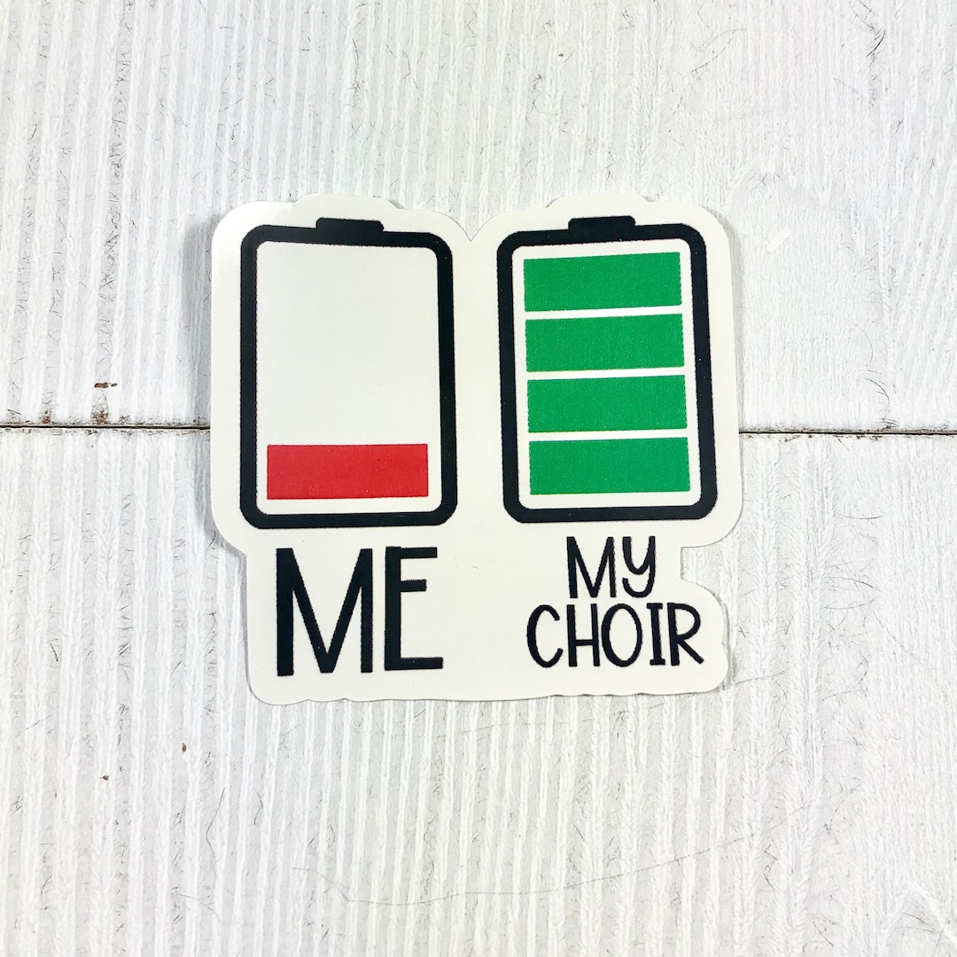 Funny Sticker for Choir Teacher, Glossy Sticker, Vinyl Sticker, Teacher ...