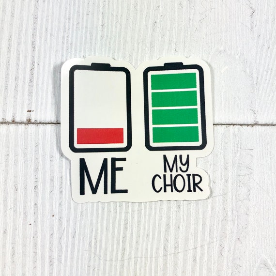 Funny sticker for choir teacher glossy sticker vinyl | Etsy