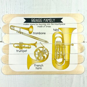 Orchestra Instruments Puzzle for Music Teachers, Wooden Puzzle, Music ...
