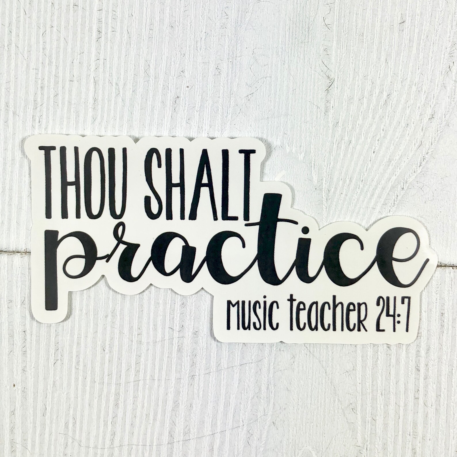 Sticker for Music Teacher Sticker Glossy Sticker Gift for | Etsy