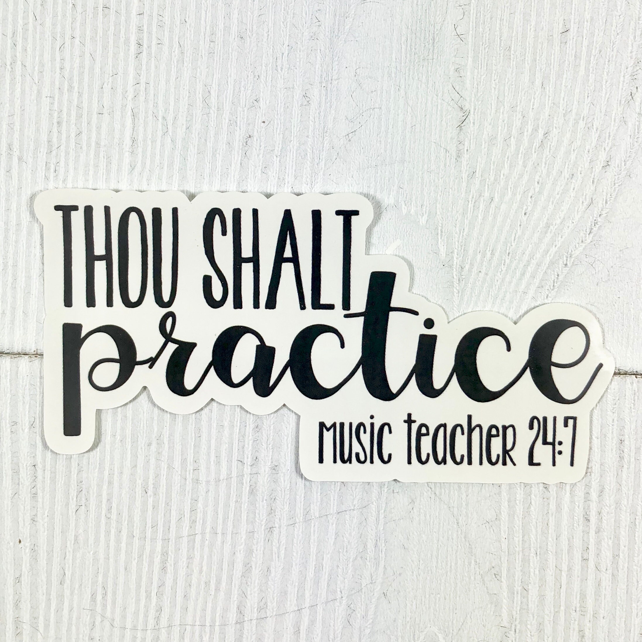 Sticker for Music Teacher Sticker Glossy Sticker Gift for - Etsy