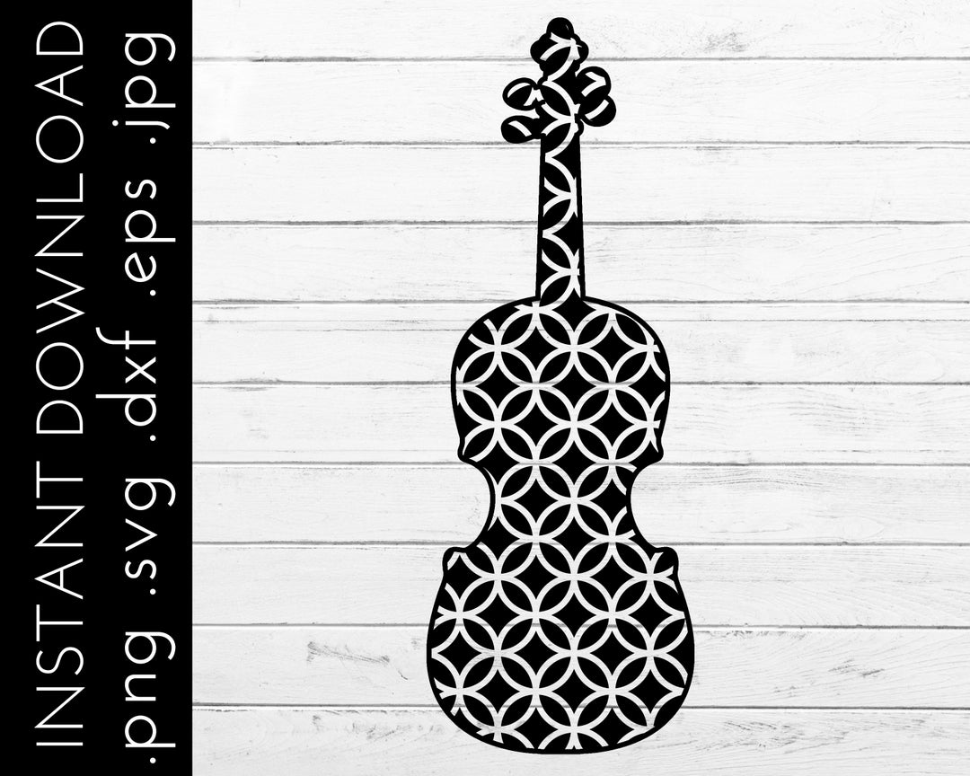 Violin Svg, Violin Svg, Music Svg, Music Teacher Svg, Geometric Pattern ...
