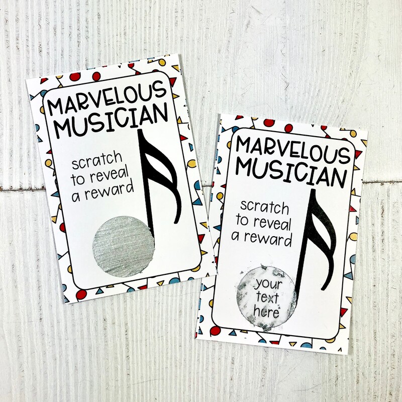 Custom Scratch off Card - Etsy