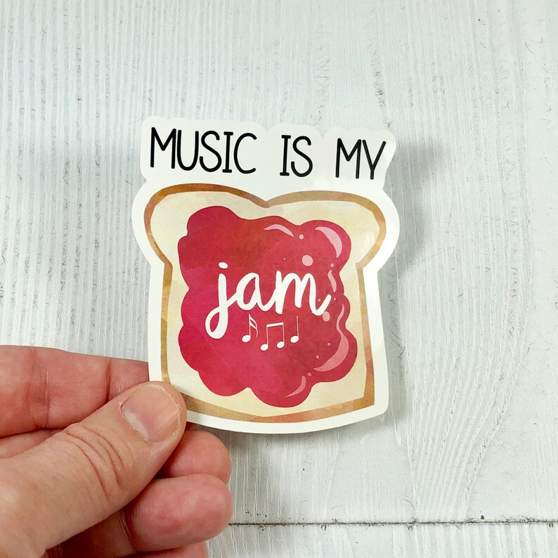 Music sticker Sticker for music teachers glossy sticker | Etsy