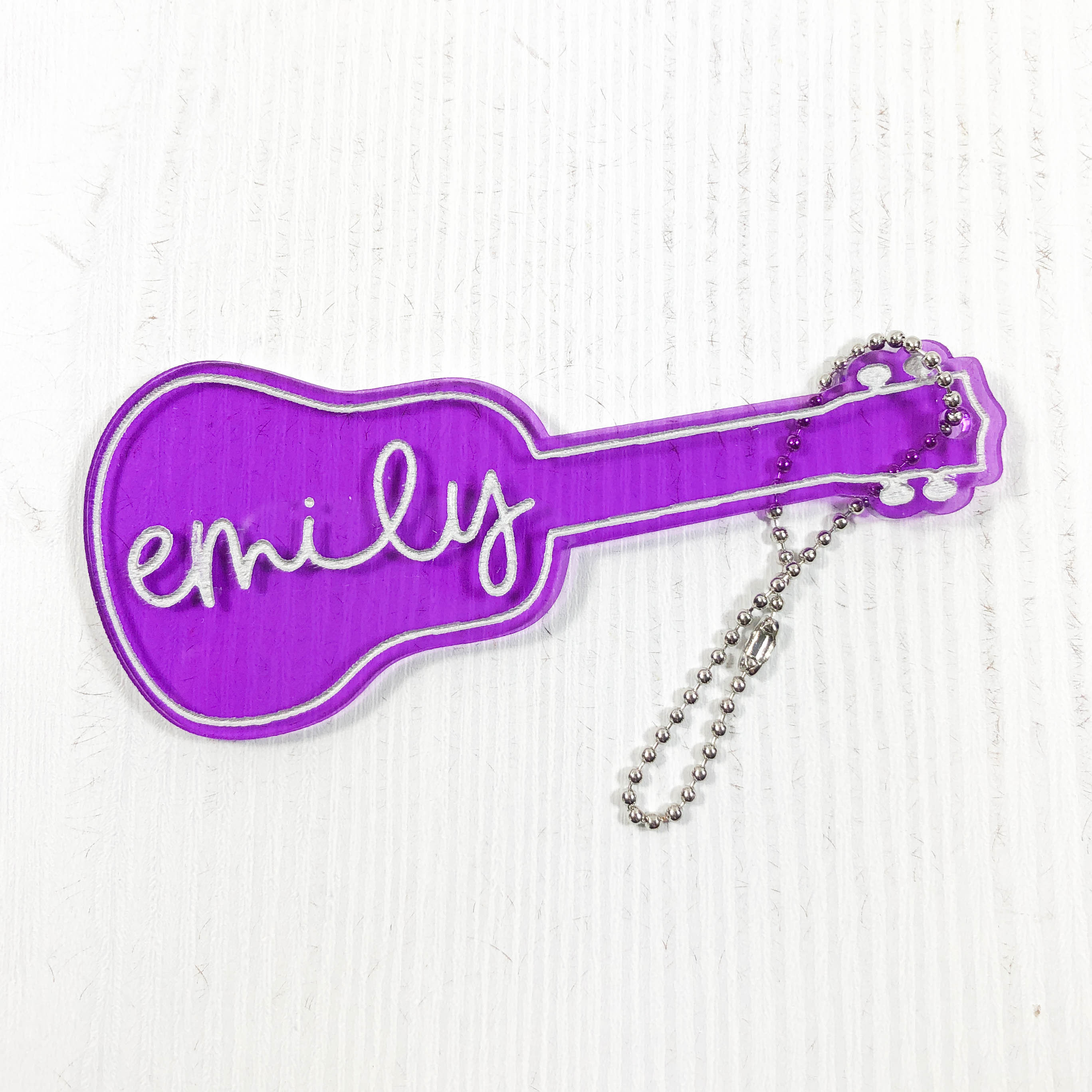 Acrylic Ukulele Keychain Bag Tag for Music Teacher Keychain - Etsy