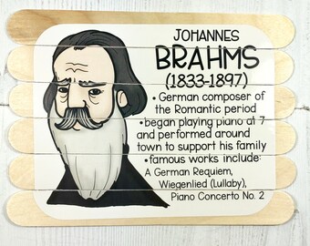 Johannes Brahms - Etsy