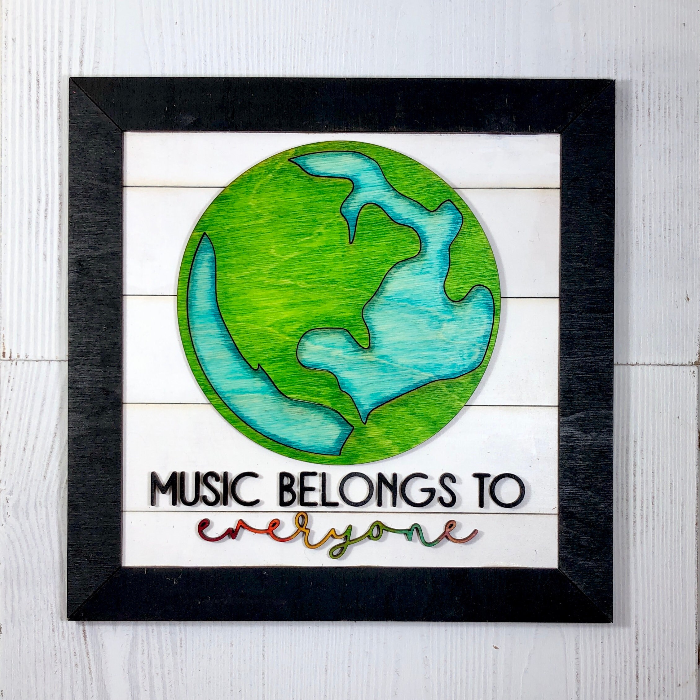 Wooden Sign for Music Teachers Home Decor for Musicians Home | Etsy