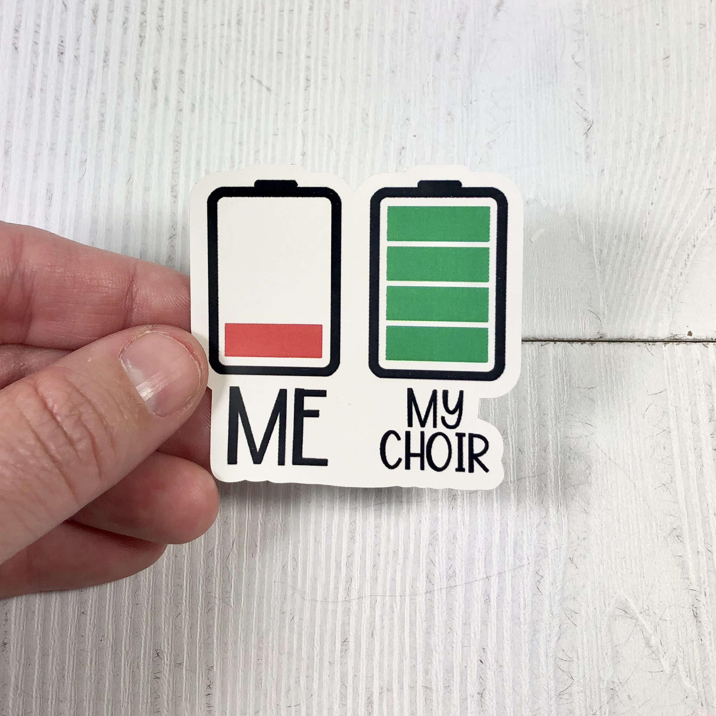 Funny Sticker for Choir Teacher Glossy Sticker Vinyl - Etsy