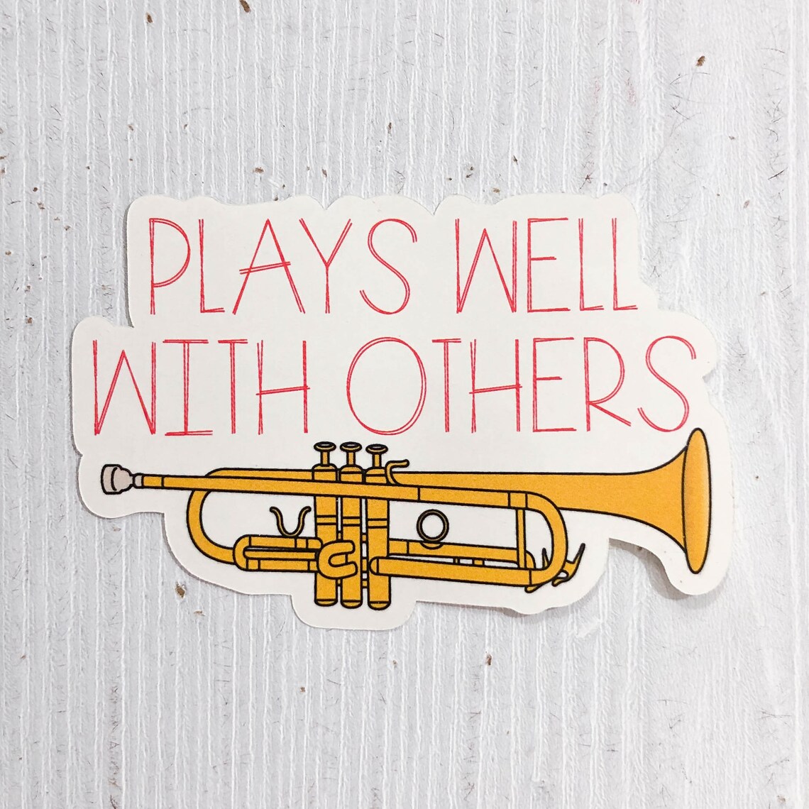 Sticker for Music Teacher Sticker for Musician Glossy - Etsy