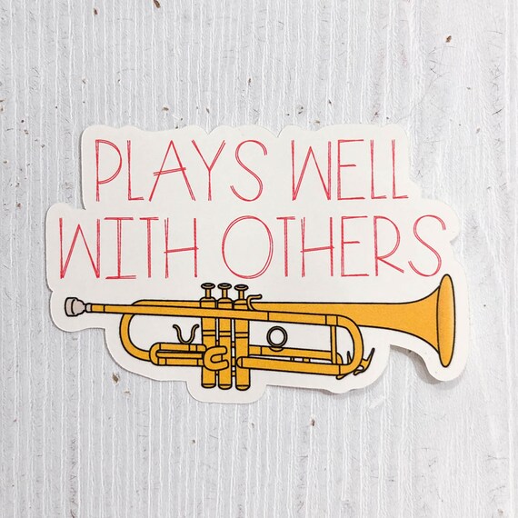 Sticker for Music Teacher Sticker for Musician Glossy | Etsy
