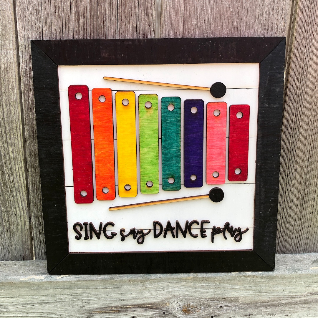 Wooden Sign for Music Teachers, Home Decor for Musicians, Home Decor ...